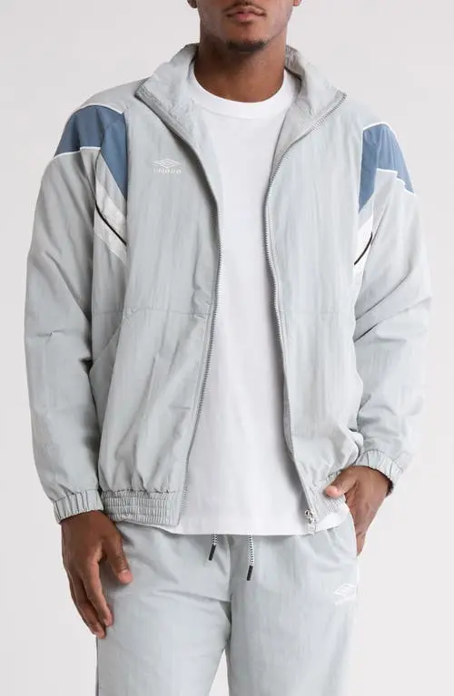 Umbro Relaxed Nylon Track Jacket In Pearl Blue - 65% Off